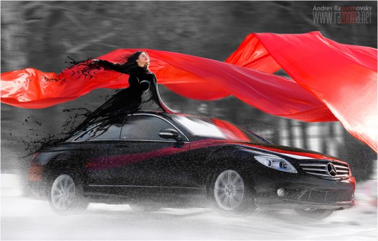 Red flame, project mersedes by Andrey Razoomovsky - Ego - AlterEgo